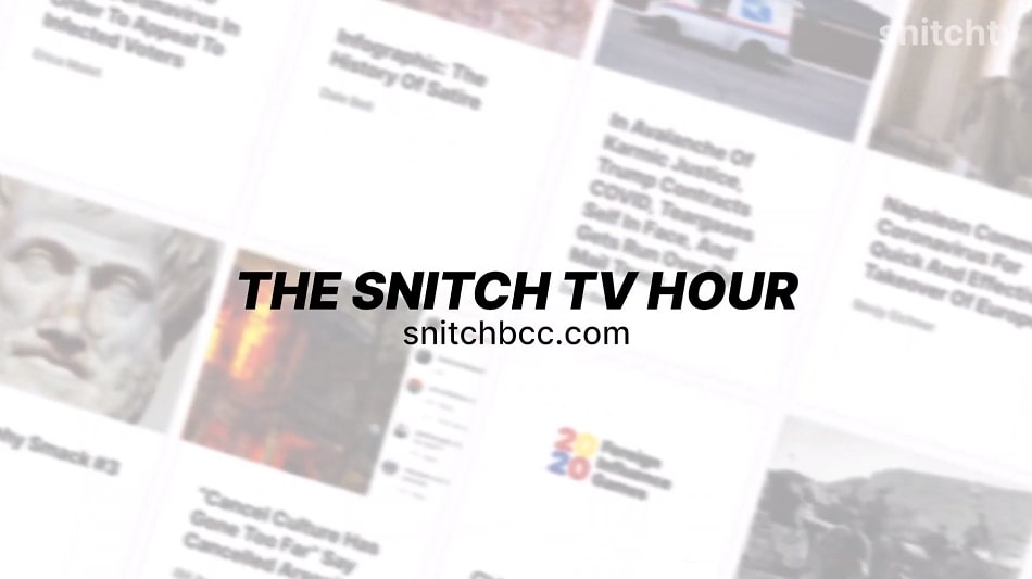 The Snitch - In First Step To Complete Media Domination, The Snitch ...